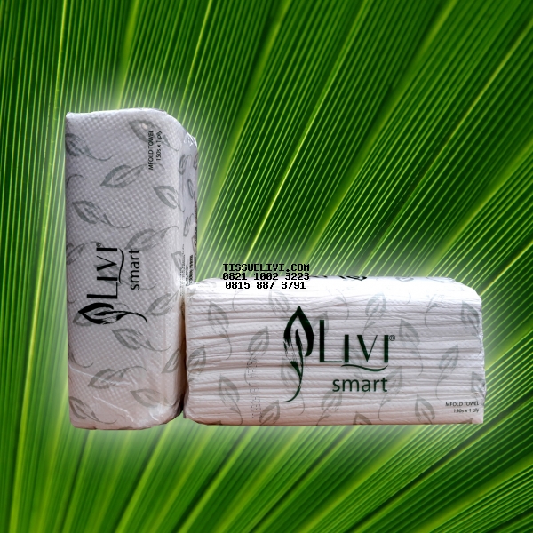 Tissue Livi Handtowel / Multifold Livi Smart 24 Pack x 150 Sheet / Dus