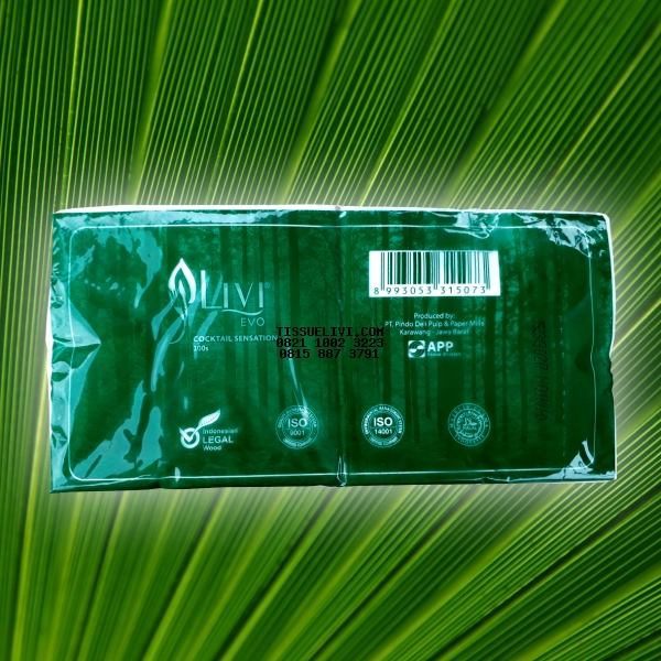Tissue Livi Napkin Cocktail Sensation Livi Evo Premium 60 Pack X 100 ...