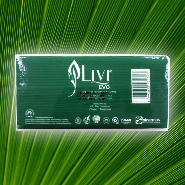 Tissue Livi Interfold Livi Evo Premium 24 Pack X 150 Sheet / Dus
