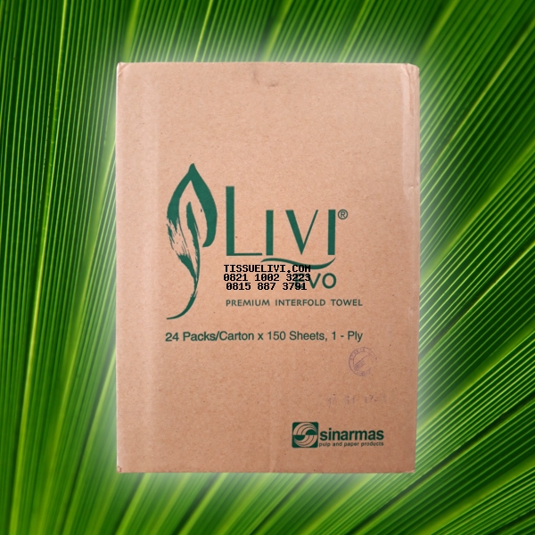 Tissue Livi Interfold Livi Evo Premium 24 Pack X 150 Sheet / Dus